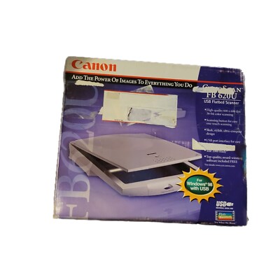 Canon CanoScan FB 620U Flatbed Scanner 750845724509| eBay