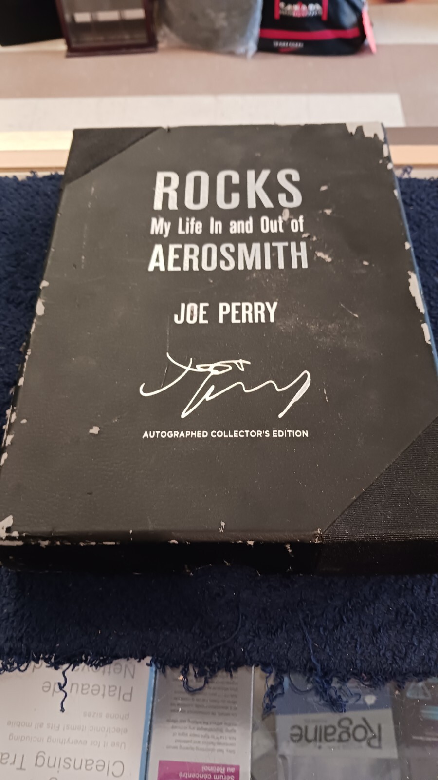 Aerosmith Joe Perry Signed Rocks Book With C.o.a. | eBay