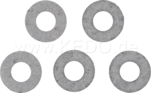 Sealing Washer, Set of 5 (heat+fuel resistant) Exhaust Shield and ...