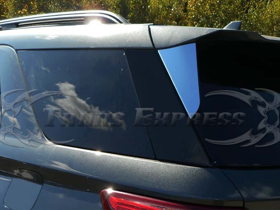 fit:2020-2025 Ford Explorer Rear Window Pillar Post Trim Cover Accent ...