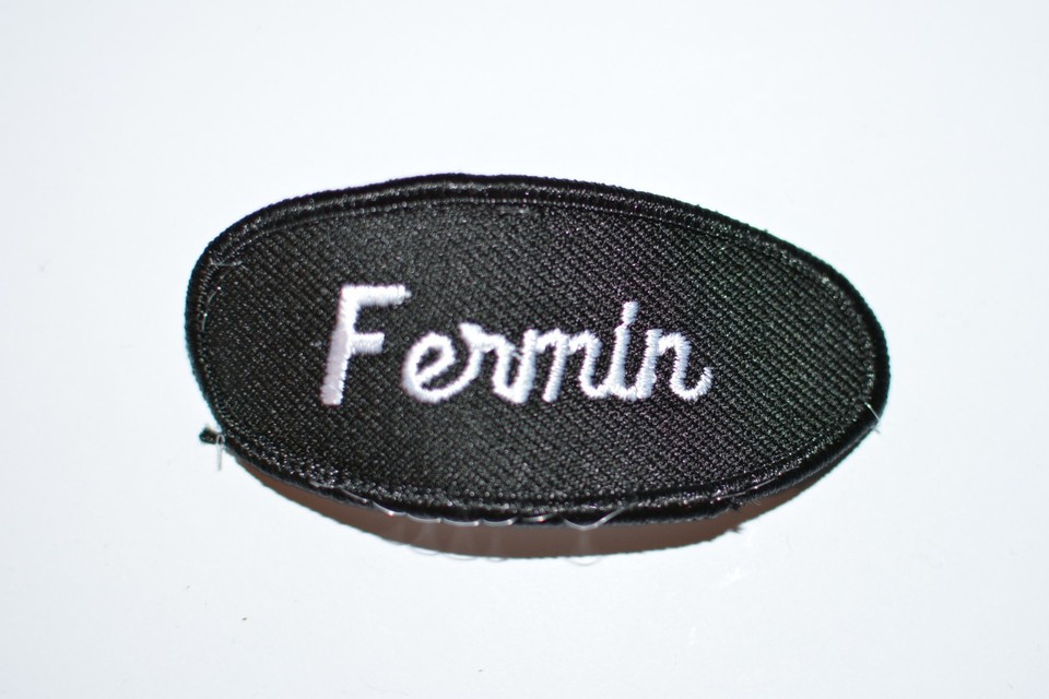 Employee Embroidered Worker Name Tag Sewn Patch for Uniform Work Shirt ...