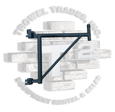 Build wood scaffold brackets for ladder - seryluxe