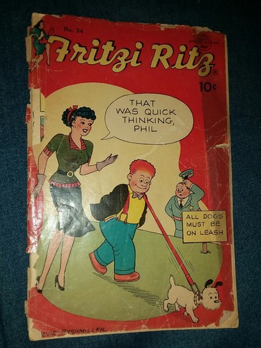 fritzi ritz 34 fair united features comics good girl art gga golden age ...
