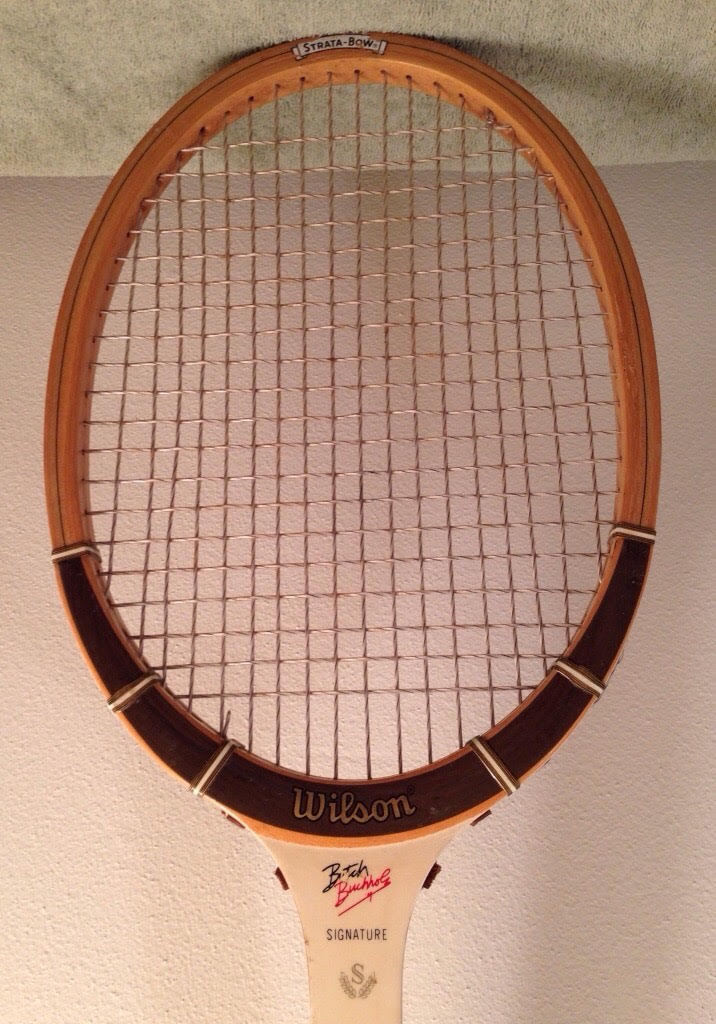 Vintage Wilson Signature Butch Buchholz Tennis Black Racket Balls Net ...
