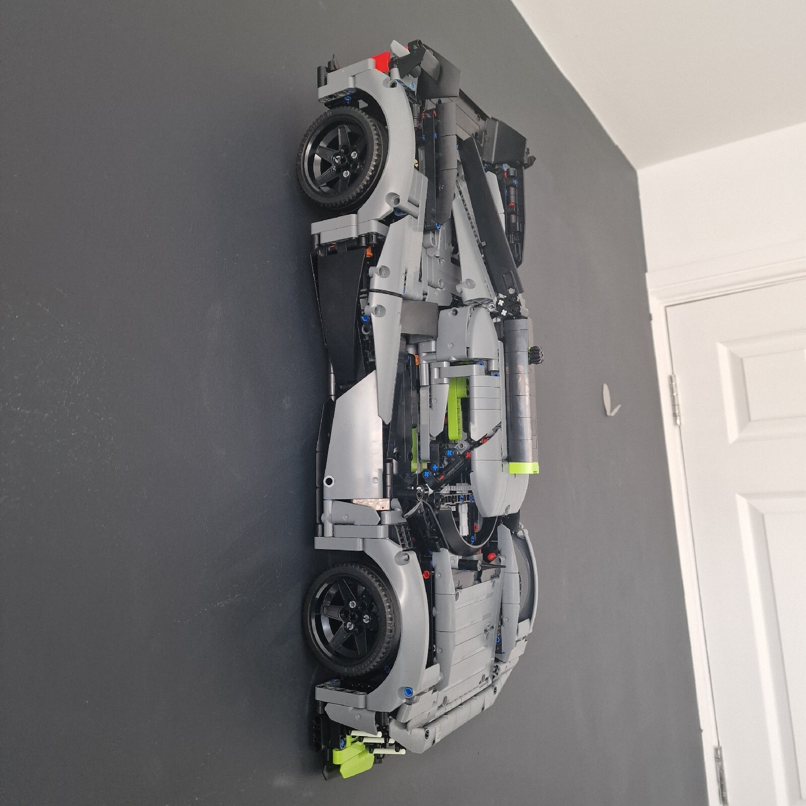 Lego Technic Peugeot 9x8 Le Mans Hypercar 42156 Wall Display Mount ...