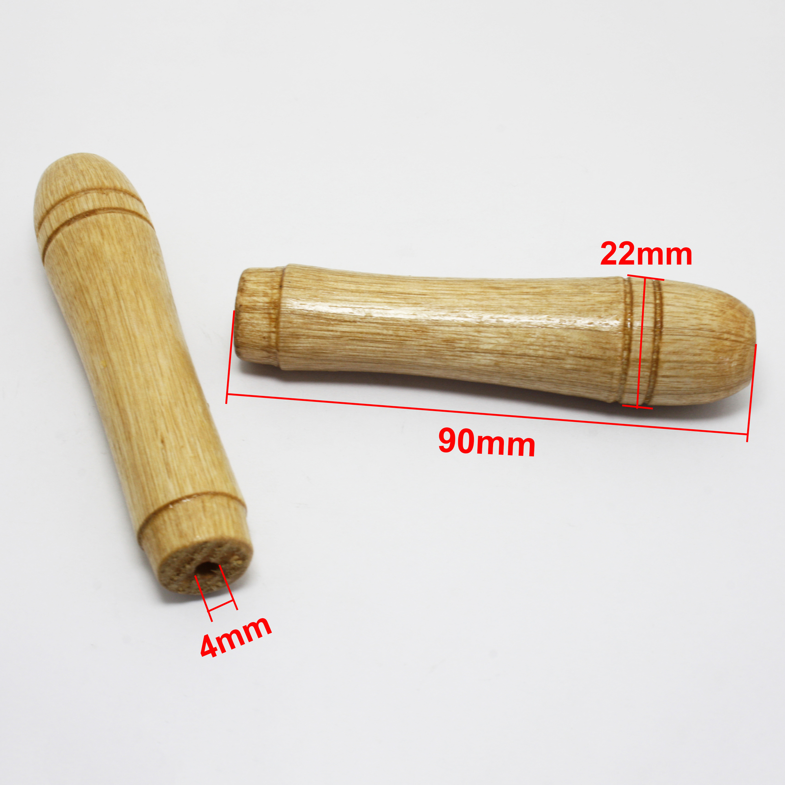 4PCS 90mm Length Wooden File Handle Fit For File Tool Hardwood DIY High ...