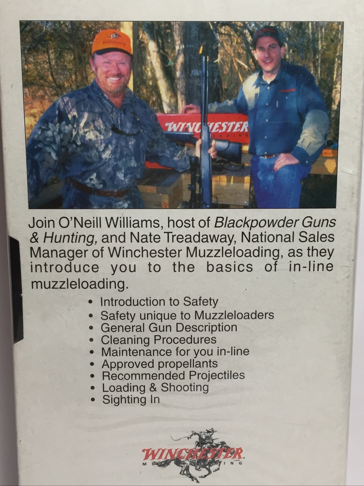 NOS Unopened WINCHESTER Muzzleloading Instructional Video VHS Tape | eBay