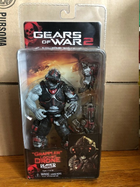 Gears of War Series 3 Grappler Locust Drone 7in Action Figure NECA Toys ...