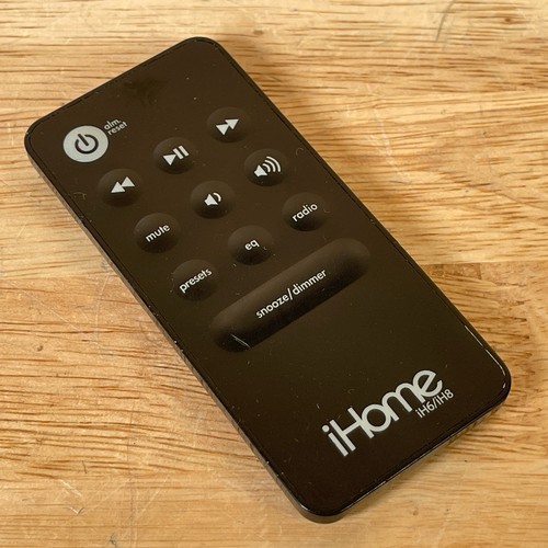 iHome iH6 iH8 Black Wireless Clock Radio Portable Speaker System Remote ...