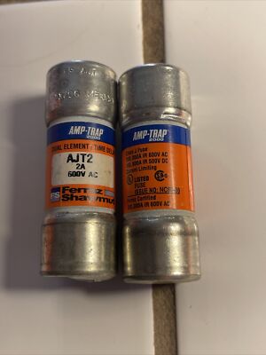 New Lot Ferraz Shawmut AJT2 Amp Fuses Class J Buss LPJ 600 Volt (1ea ...