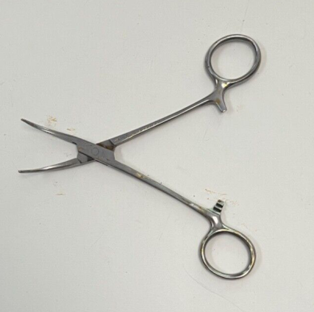 25 Hemostatic, Curved, Locking Forceps 5.5 inch, Kraft MFG. | eBay