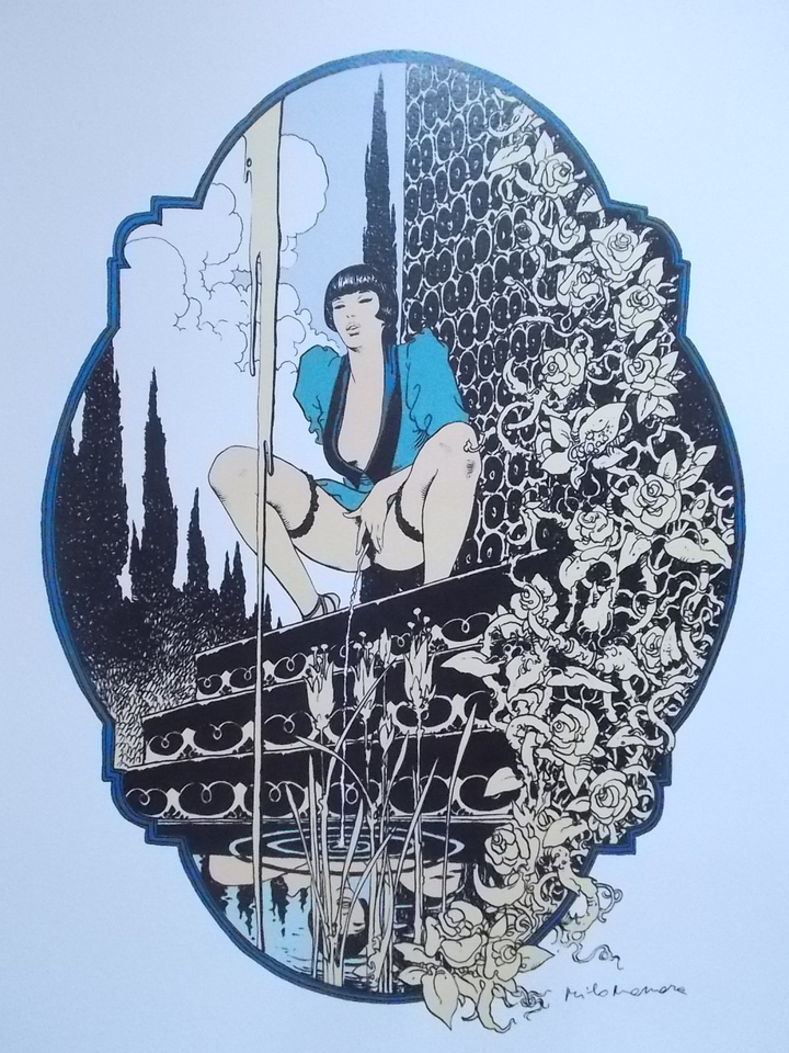 Milo Manara ( Art Print ) " Hommage a Louise Brooks " " , A/P , Belle ...