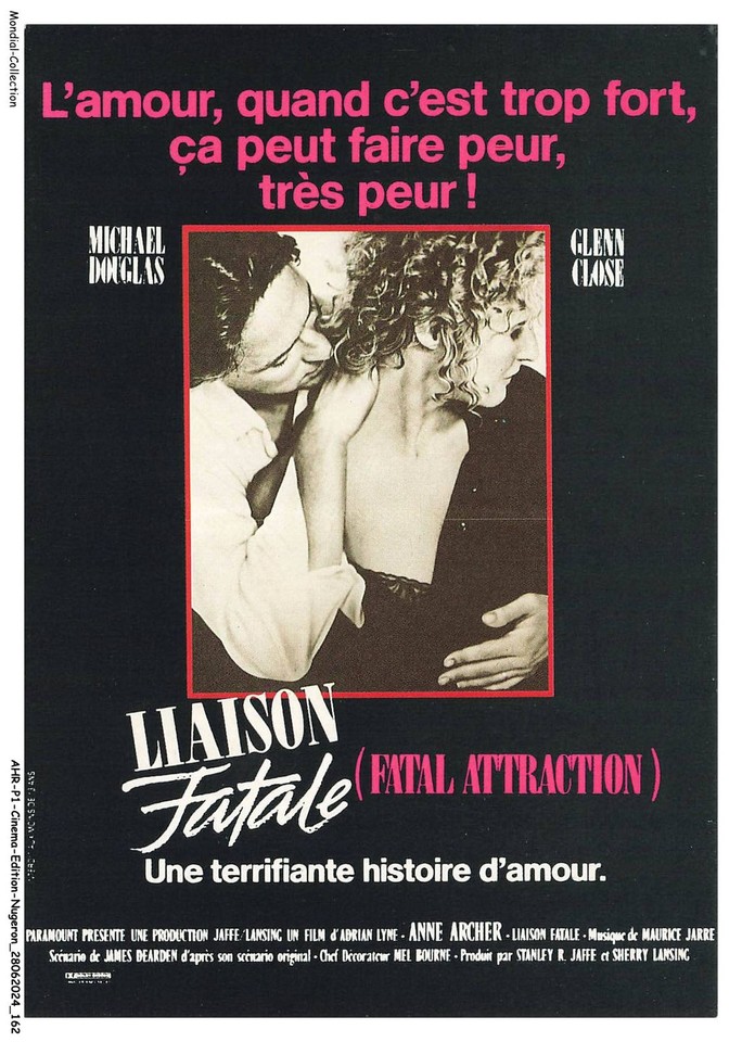 AHRP1-0082-NUGERON - Fatal Connection - Adrian Lyne | eBay