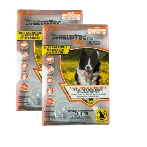 Plus for Dogs (34-66 lbs) 6 Month Supply, Pack of 2 850003831350| eBay