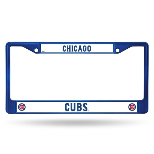 Chicago Cubs Chrome Frame, Blue, 15 x 8" | eBay