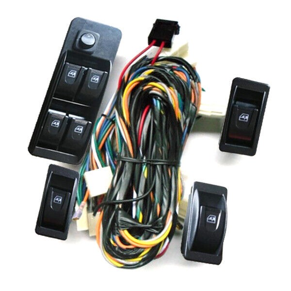 Universal Electric Window Switch with Wire Harness High Quality | eBay
