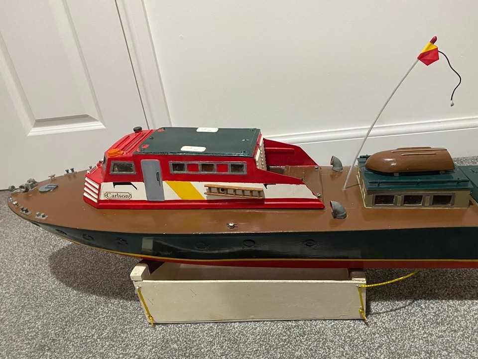Carlson Vintage RC Boat 3ft Length | eBay UK
