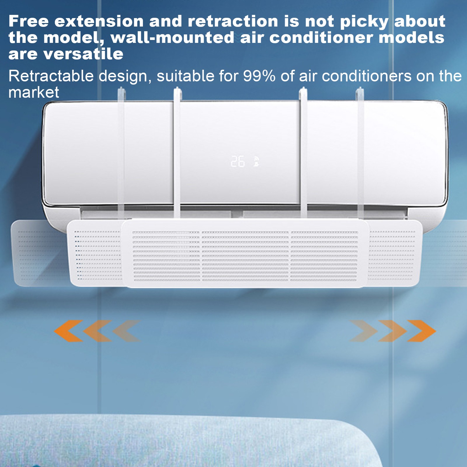 Air Conditioner Deflector Retractable AC Deflector Air Conditioner For ...