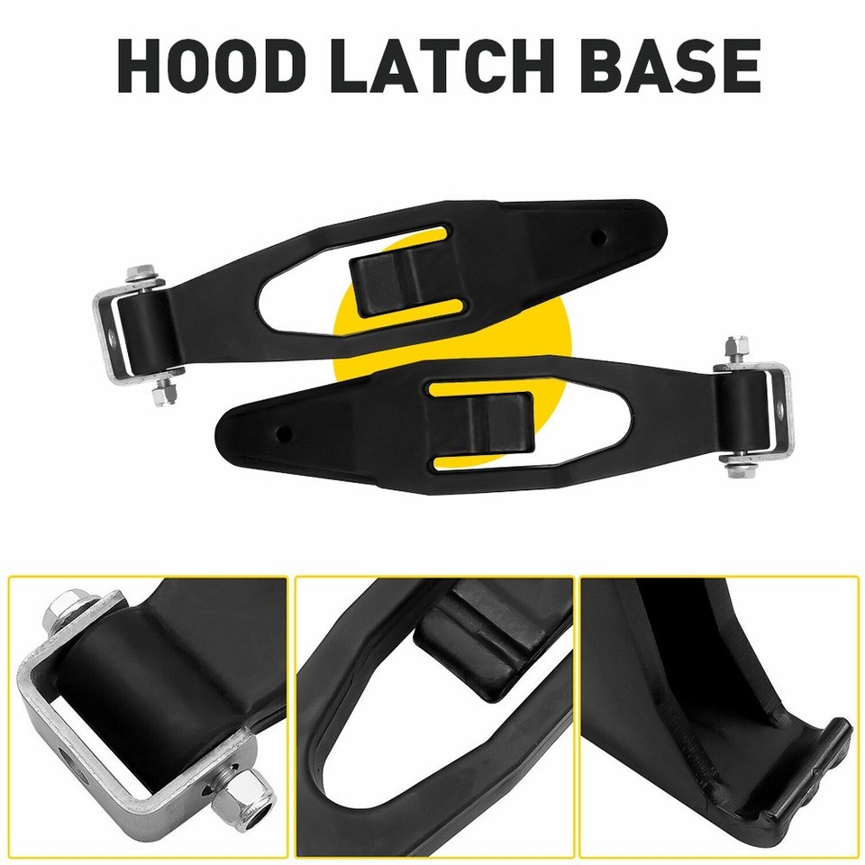 For Kenworth W900 379 378 Hood Peterbilt 377 Latch Kit 1 Pair NEW # L56 ...