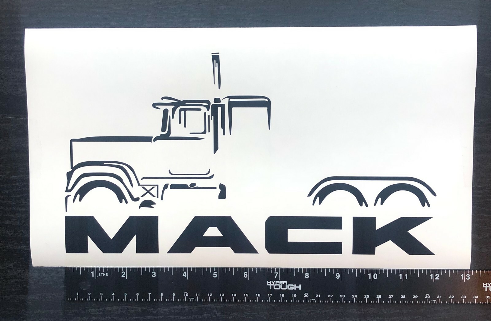 Mack Truck Logo Outline