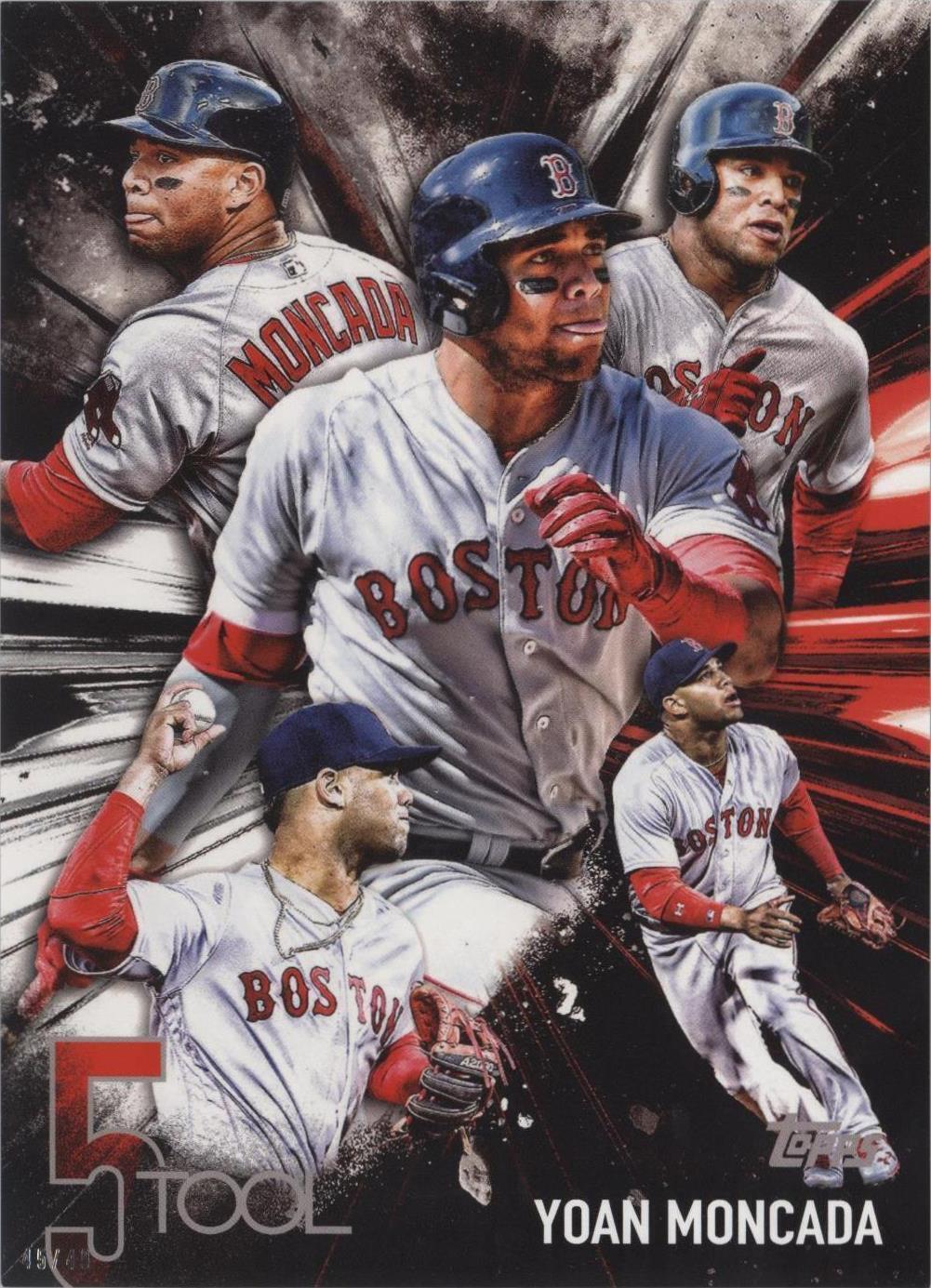 2017 Topps - Five Tool Yoan Moncada #5T-43 5x7 /49 (RC) for sale online ...