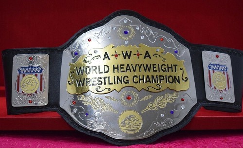 AWA World Heavyweight Wrestling Championship Belt adult Size 2MM ...