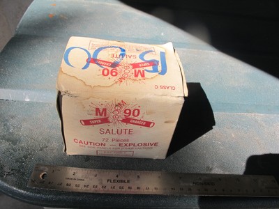 Vintage Space Age Fireworks M90 Salute Box Made in Tennesee USA empty ...