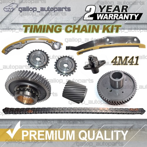 4M41 Timing Chain Kit for Mitsubishi Triton ML MN Pajero NM NP NS NT NW ...