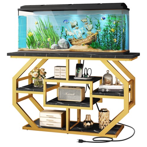 55-75 Gallon Heavy Duty Aquarium Stand Metal Reptile Fish Tank Display ...