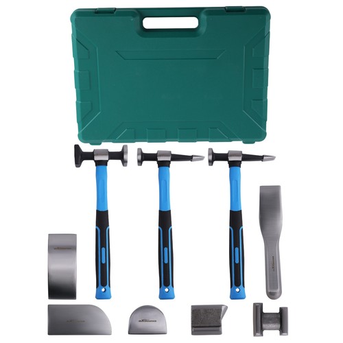 9 Pcs Auto Body Panel Fender Hammer Dolly Set Sheet Metal Repair Tool ...