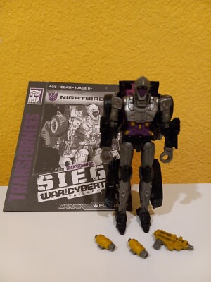 Transformers Generation Selects Deluxe Nightbird Near Complete Instructions | eBay