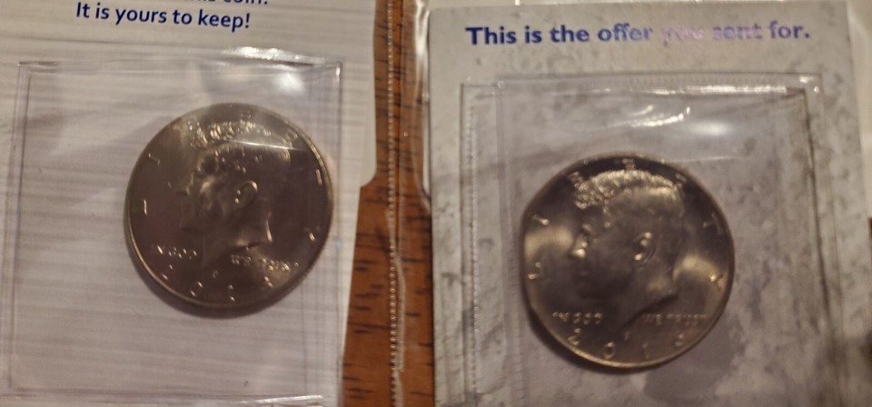 2 Kennedys from the Mystic Stamp Company American Space Coin Collection ...
