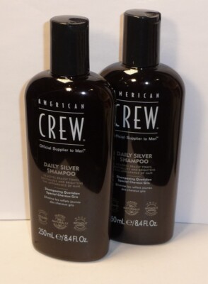 American Crew Daily Silver Shampoo 2 x 250ml | eBay