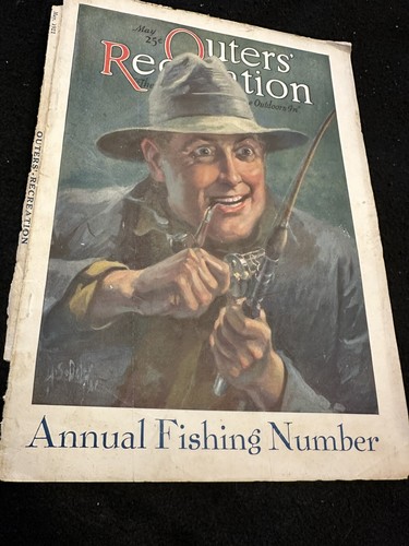 Antique May 1921 Outers' Recreation Magazine Cover | eBay