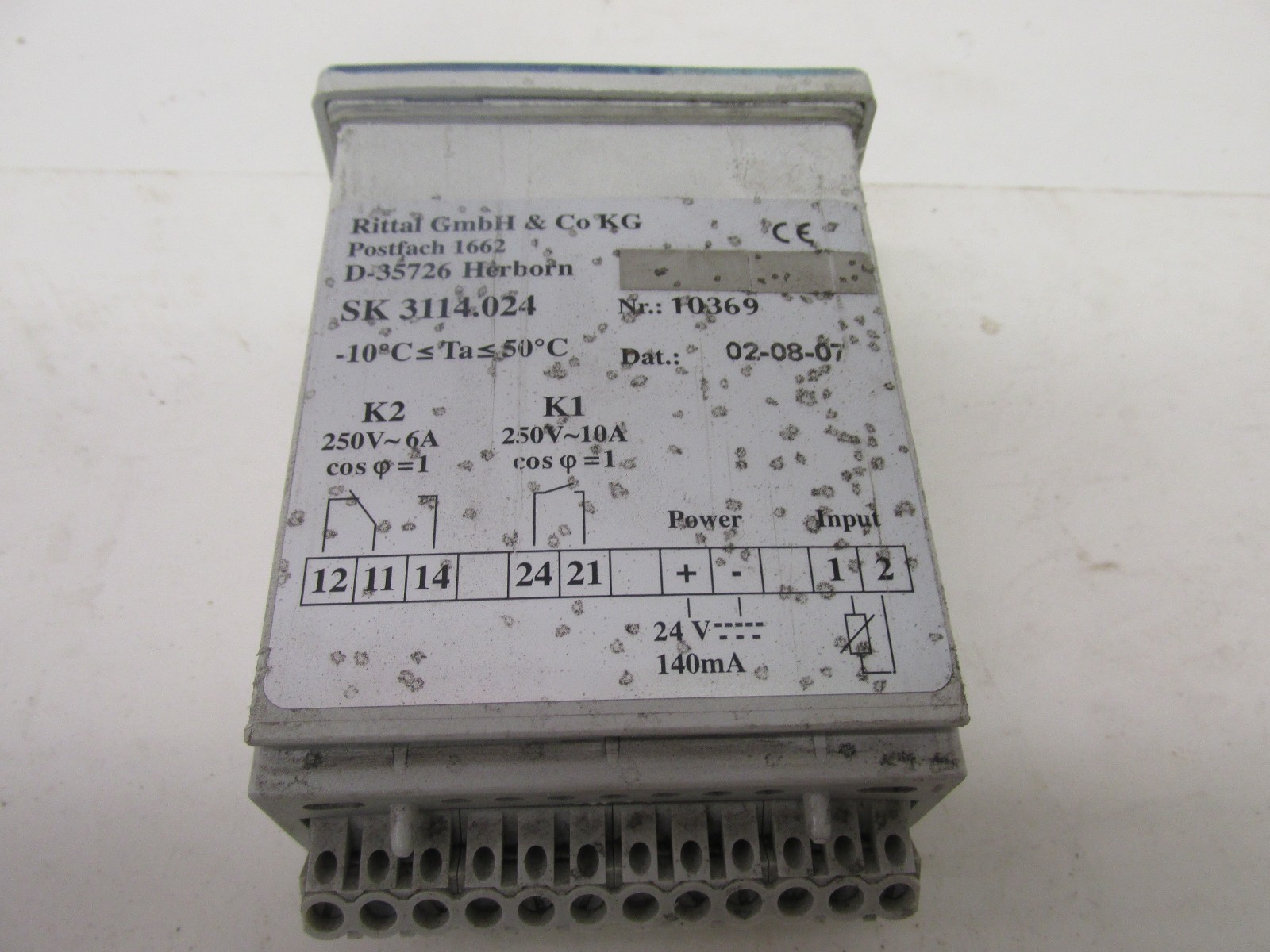 Rittal GmbH & Co KG Postfach 1662 D-35726 Herborn SK 3114.024 41803EV ...