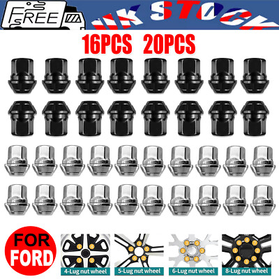 16/20Pcs ALLOY WHEEL NUTS ANTI-RUST FOR FORD FOCUS MK1 MK2 MK3 ST M12 X ...