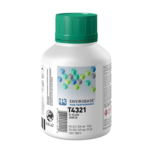 Ppg T4321 Envirobase Hp Yellow Liters 0.5 | eBay