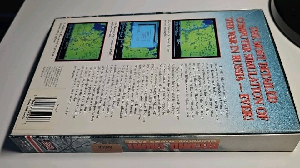 SECOND FRONT COMMODORE AMIGA 500 600 1200 BIG BOX DISCS X3 COMPLETE ...