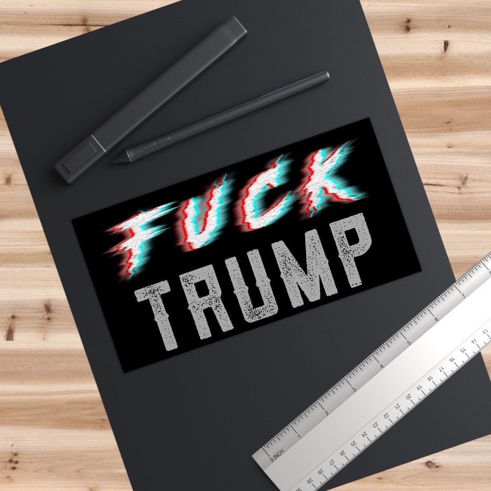 F*ck Trump Bumper Stickers, Car Decor, Protest Stickers, Gift for ...