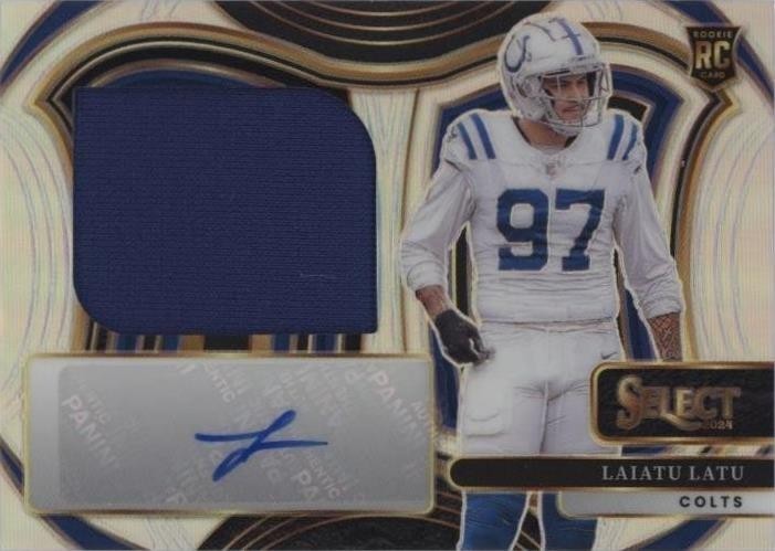 2024 Panini Select - Jumbo Rookie Signature Swatches Laiatu Latu #JRSS ...