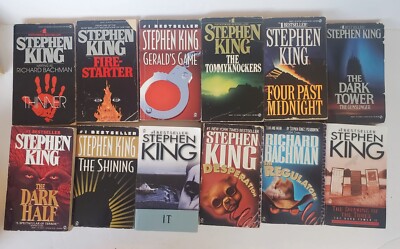 Stephen King Signet Paperback Lot of (12) Early King Horror Vtg Books ...