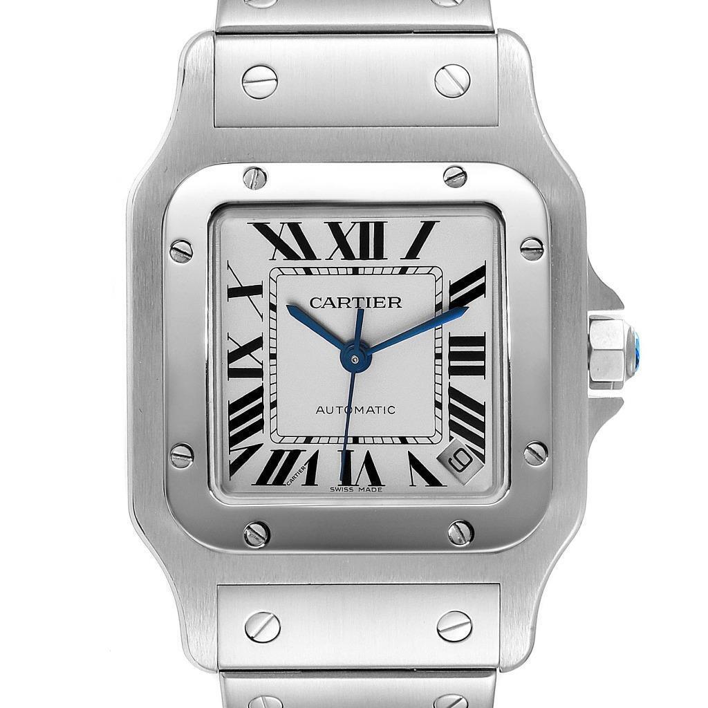 Cartier+Santos+de+Cartier+White+Unisex+Adults%27s+Watch+-+W20098D6 for ...