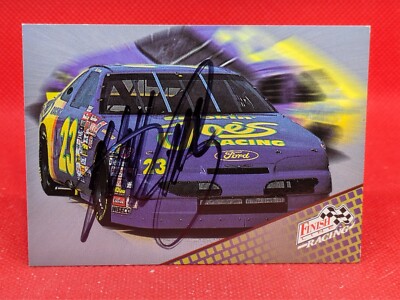 AUTOGRAPH on card: Hut Stricklin 1994 Finish Line #127 | eBay