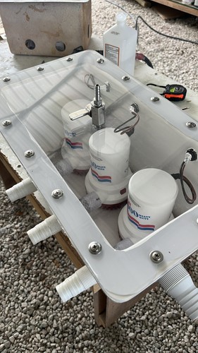 Sea Chest Baitwell or Livewell Pump Box Or Sump Box (Triple Rule 2000 ...