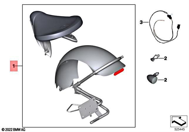 New Genuine BMW Kit Bobber ECE - R18 (K34) - 77312469290 | eBay