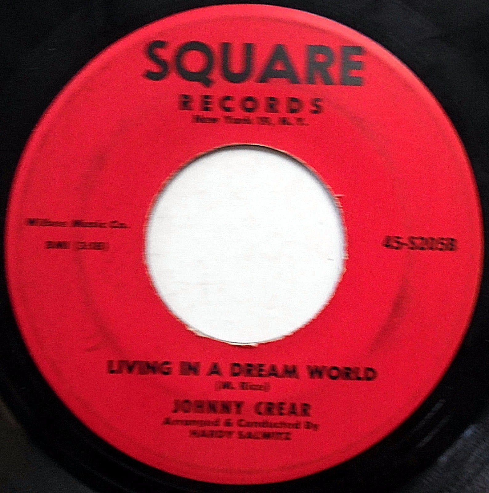 Johnny Crear 45 Living IN A Dream World / Girl Next Door Ado Bopper R'N ...