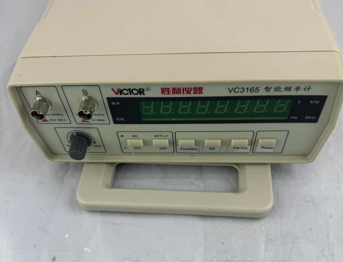 Victor VC3165 (Tested) (0.01 Hz to 2.4 GHz) Hi-Res Frequency Counter | eBay