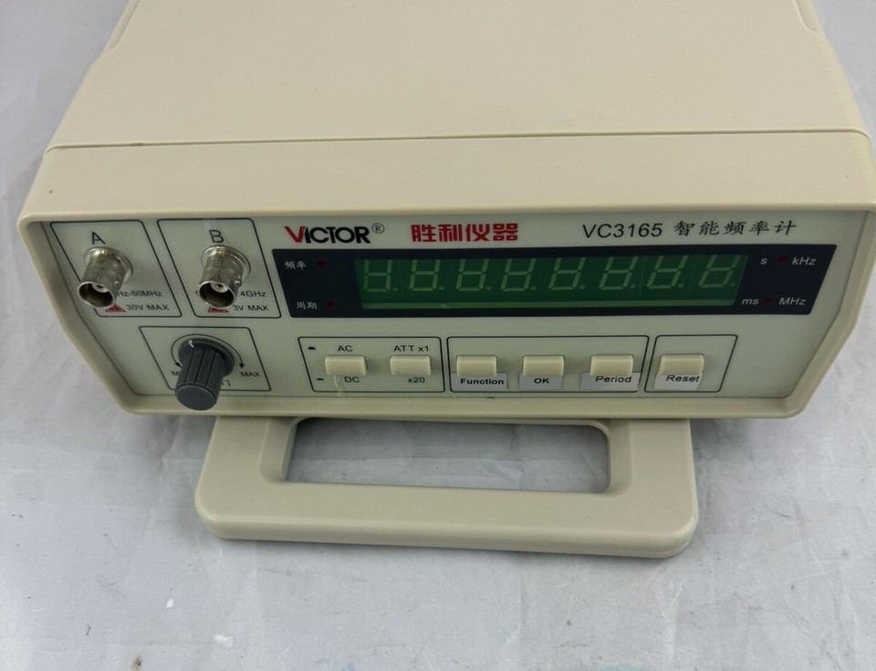Victor VC3165 (Tested) (0.01 Hz to 2.4 GHz) Hi-Res Frequency Counter | eBay