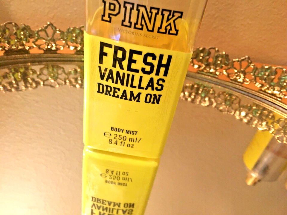 Victoria's Secret Pink Fresh Vanillas Dream On Body Mist 8.4 oz USED | eBay