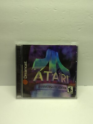 Atari Anniversary Edition Sega Dreamcast 2001 COMPLETE W/ ATARI STICKER ...